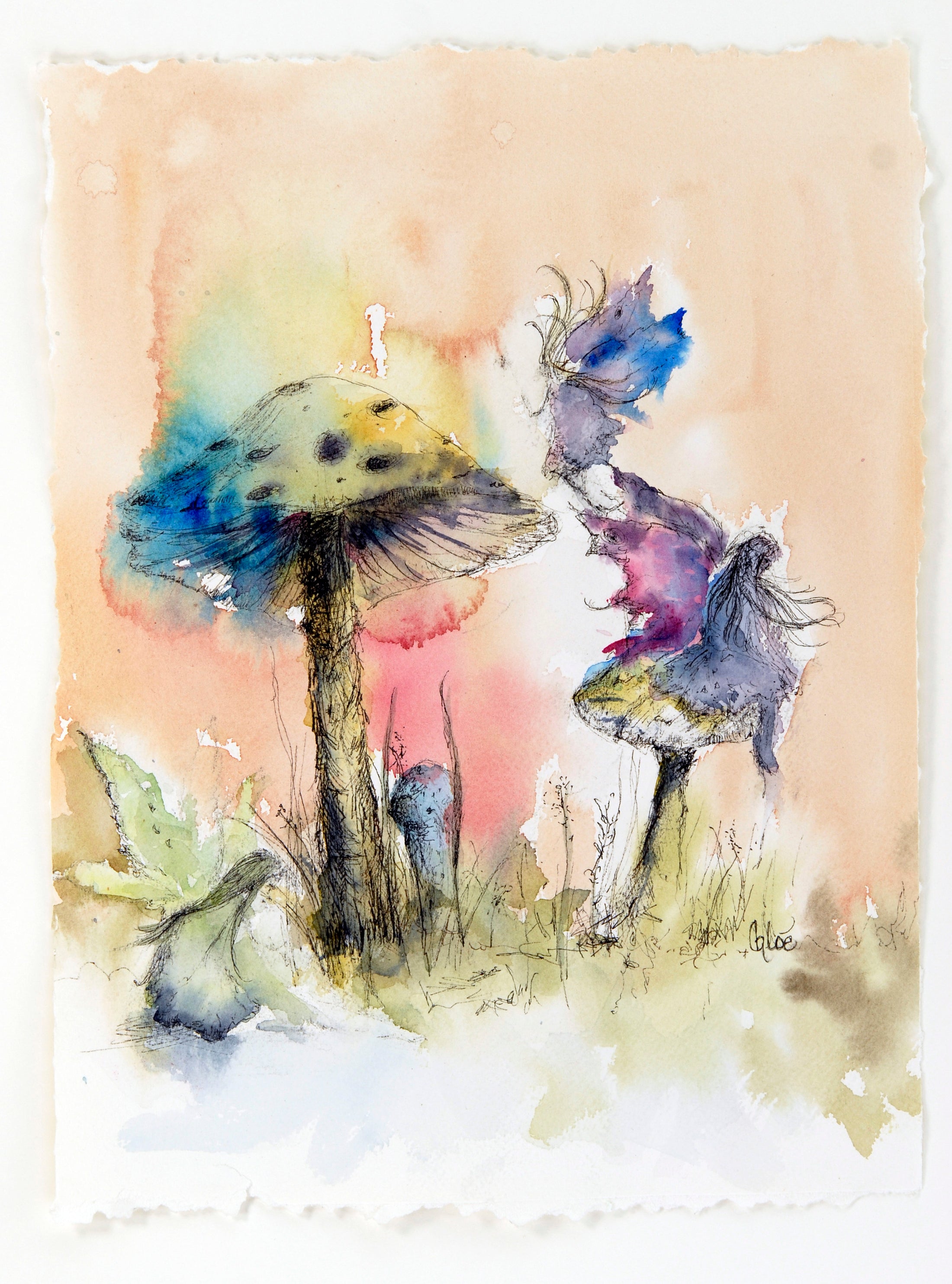 Fairy Toadstool – Chloe Duncan Watercolours